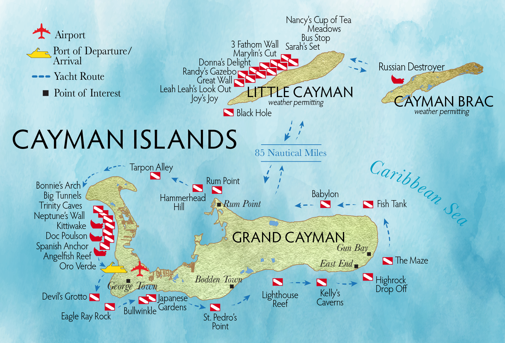 Cayman Islands Map | Photos4travel